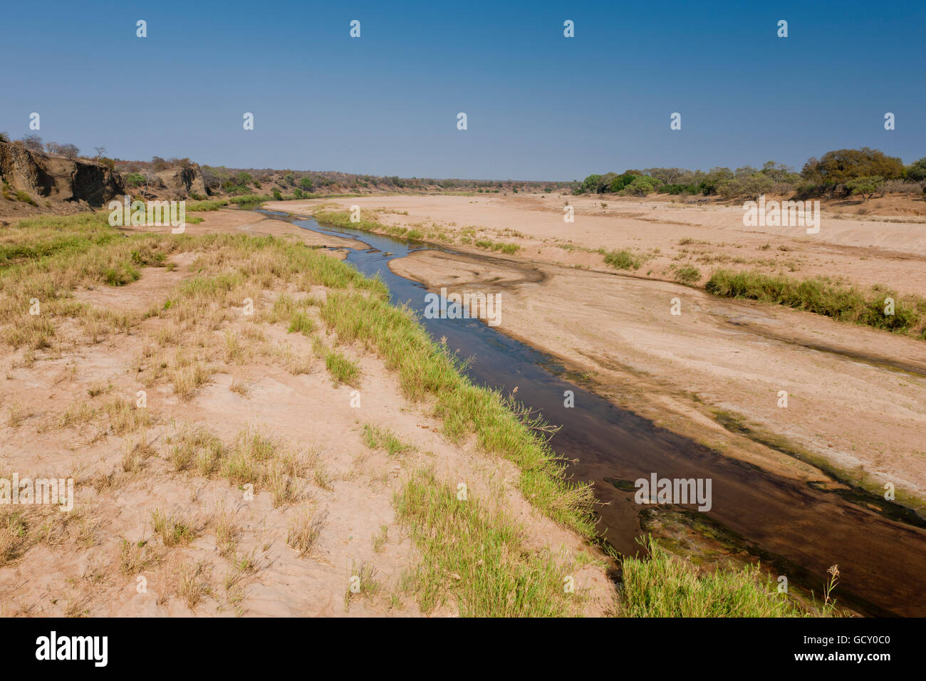 Letaba river at Letaba rest camp, Kruger National Park, South Africa ...