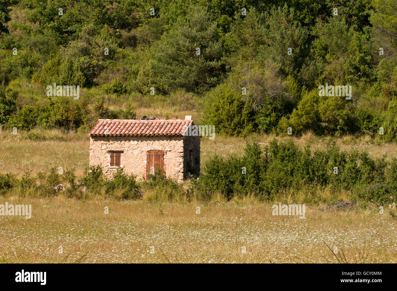 Small cottage, Tourtour, Provence, France, Europe Stock Photo - Alamy