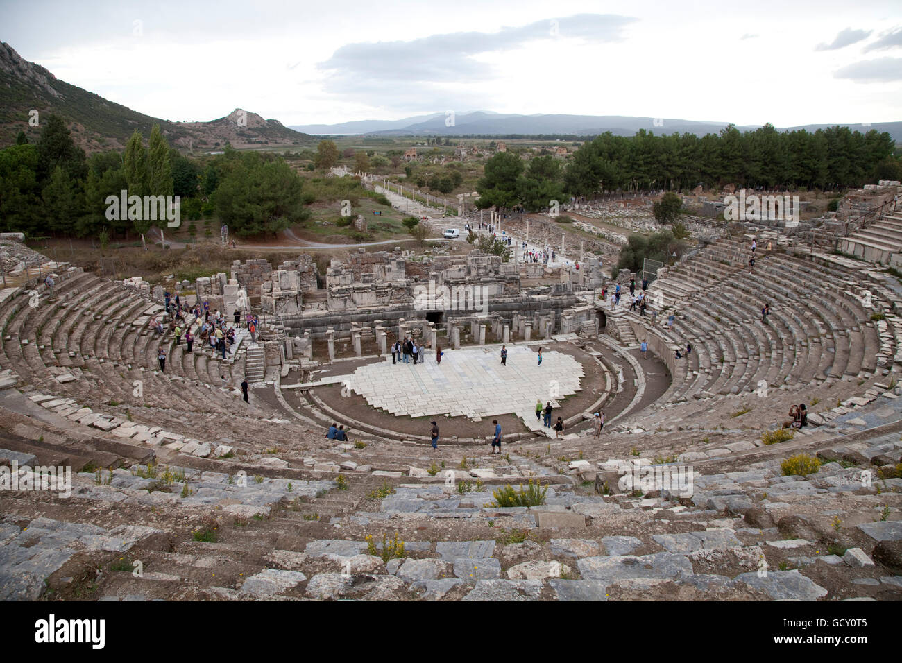 Great Theater, Ephesus, Selcuk, Lycia, Turkey, Asia Stock Photo - Alamy