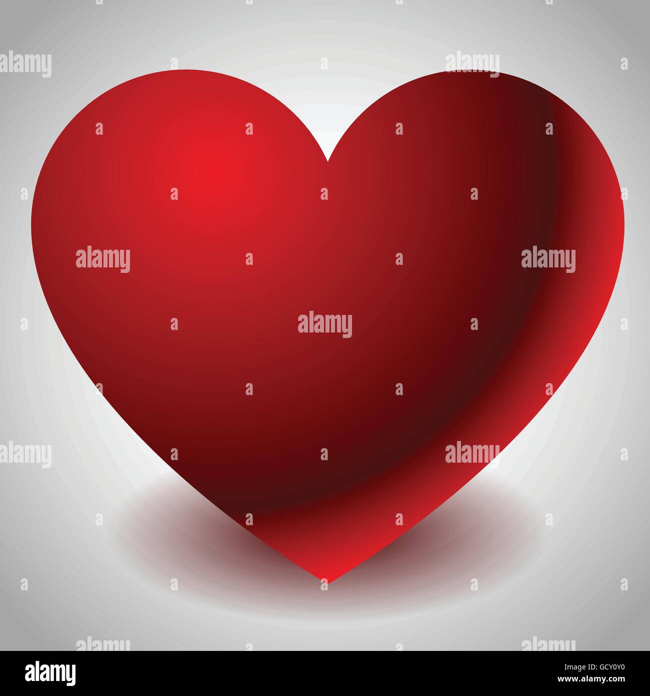 Illustration with heart shape. Love, affection, Valentine's Day ...