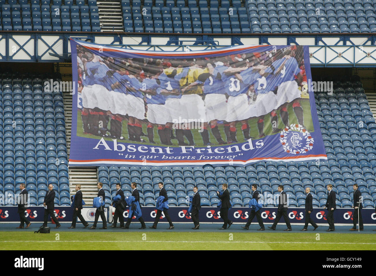 Ibrox Disaster memorial Stock Photo - Alamy