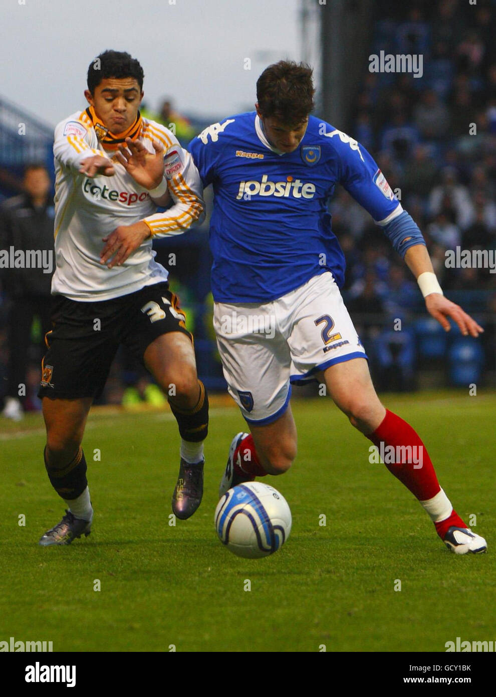 Soccer football league championship portsmouth hull city fratton park ...