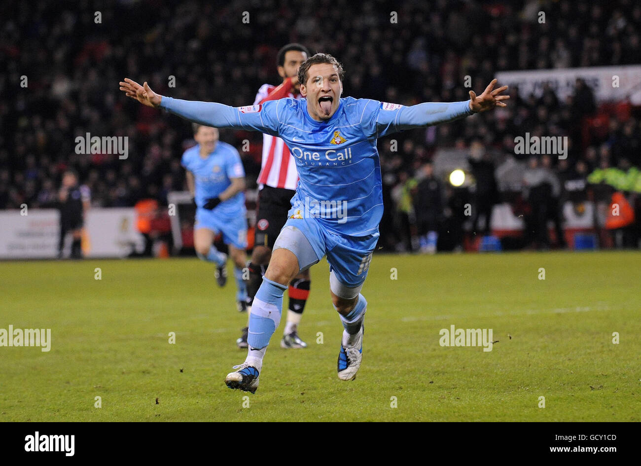 Doncaster Rovers' Billy Sharp celebrates after scoring his side's first ...