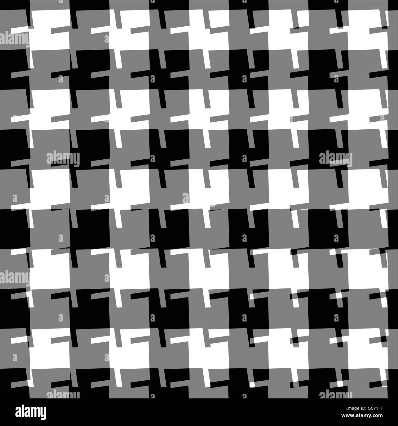 Seamless Geometric Background Abstract Repeatable Monochrome Pattern