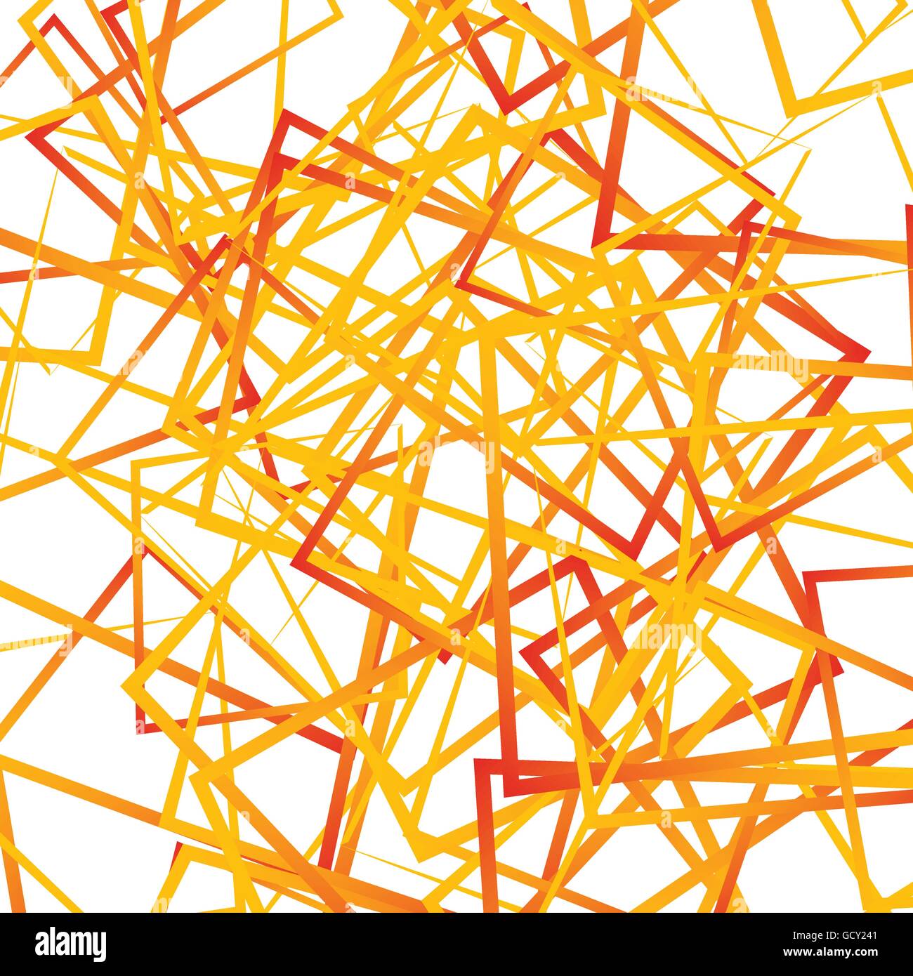 Random intersecting lines, squares. Modern colorful geometric texture. Monochrome pattern Stock ...