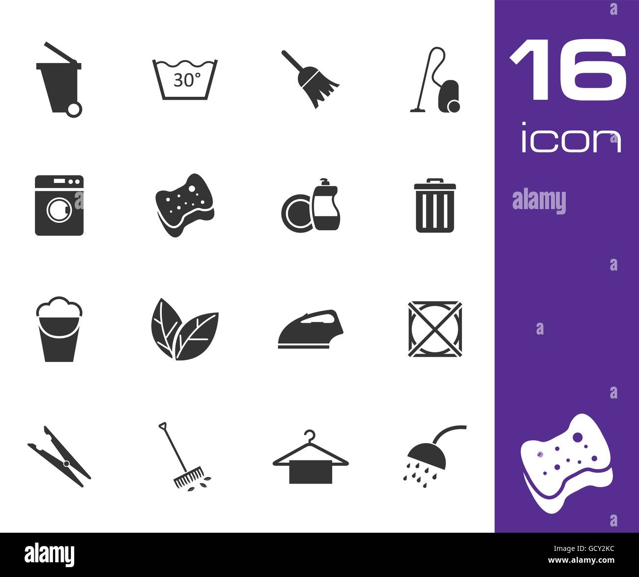 Vector black cleaning icons set Stock Vector Image & Art - Alamy Vector black cleaning icons set Stock Vector Image & Art - Alamy