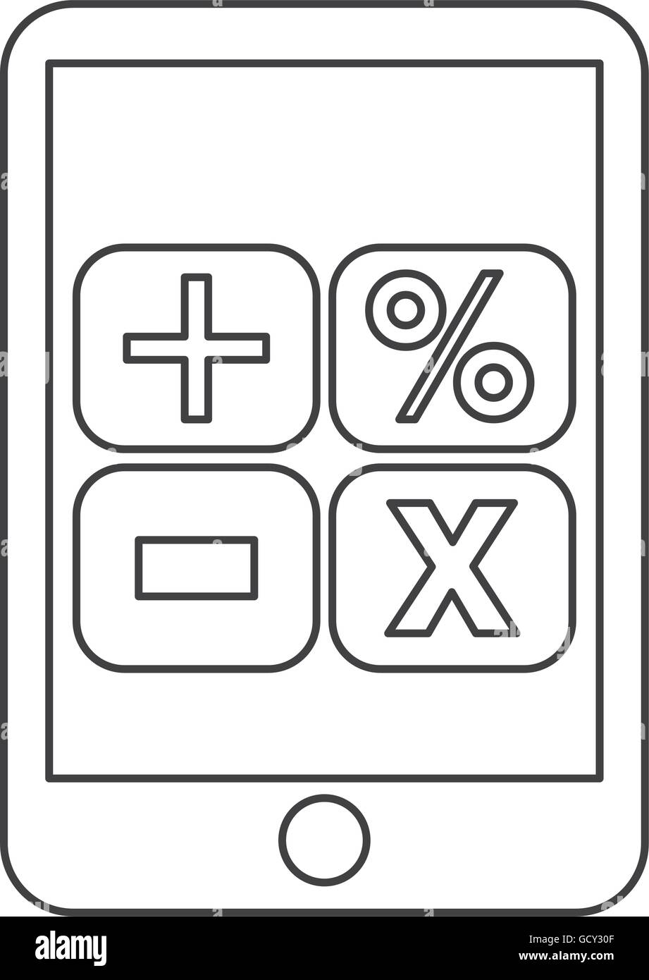 Hand calculator class Stock Vector Images - Alamy