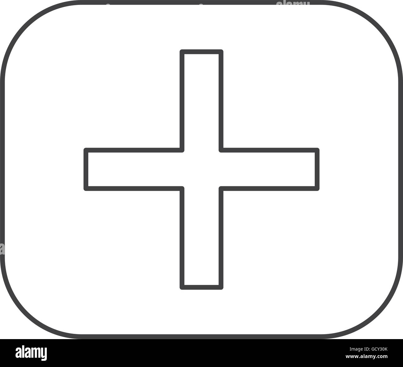 addition math symbol icon Stock Vector Image & Art - Alamy