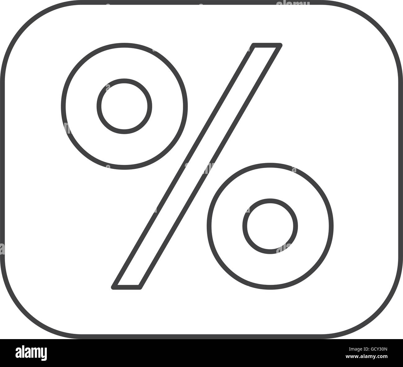 percentage symbol financial flat icon Stock Vector Image & Art - Alamy