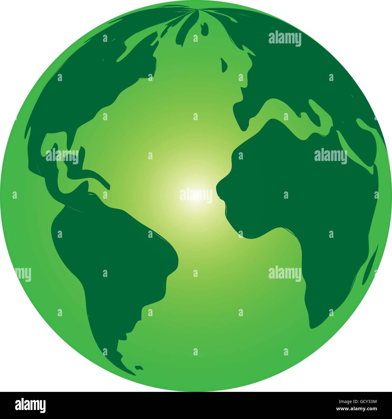 World planet map green Stock Vector Image & Art - Alamy