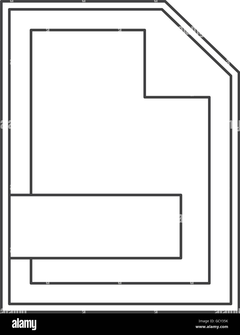 file paper flat icon Stock Vector Image & Art - Alamy