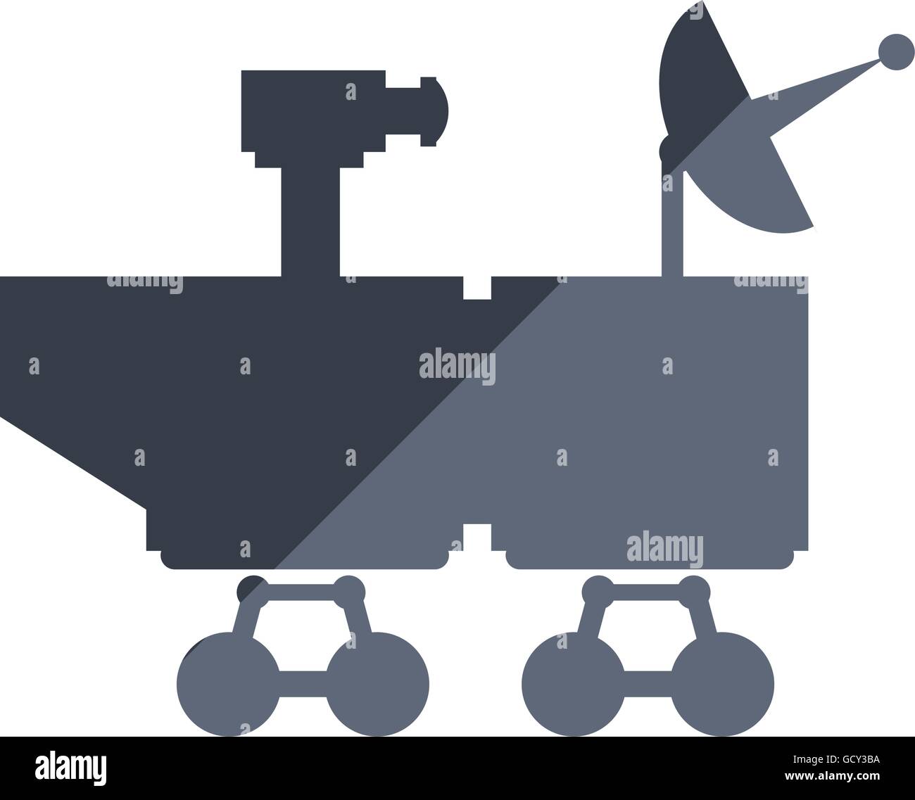 mars rover curiosity icon Stock Vector Image & Art - Alamy