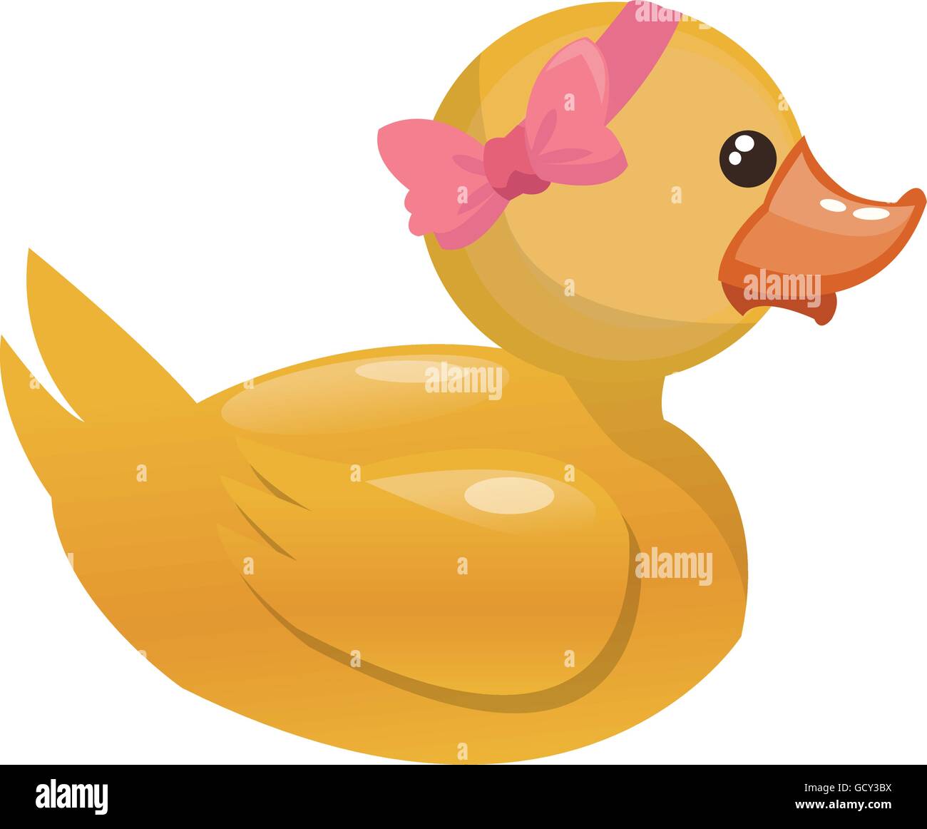 Pink rubber duck Stock Vector Images - Alamy