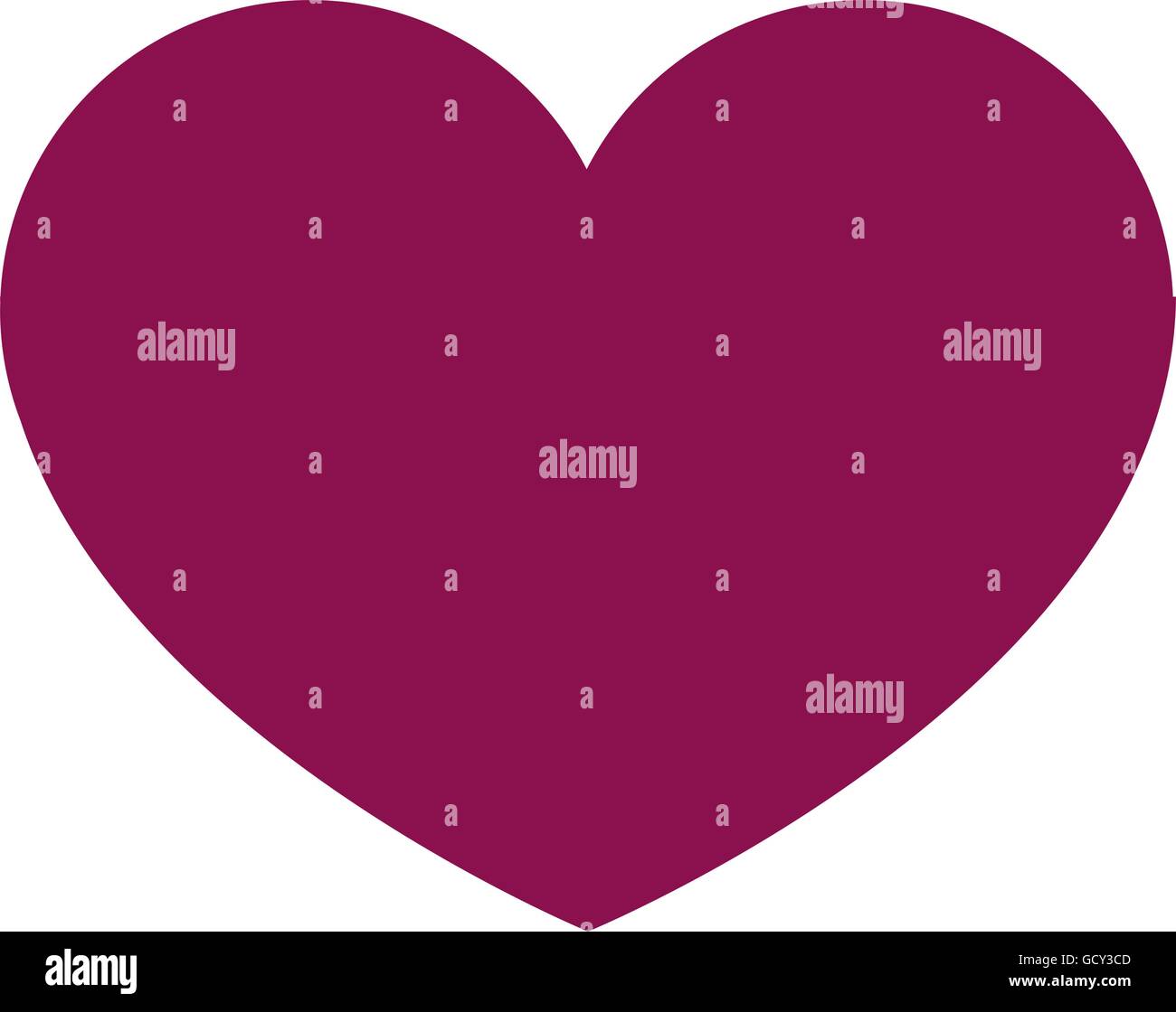 purple heart icon Stock Vector Image & Art - Alamy