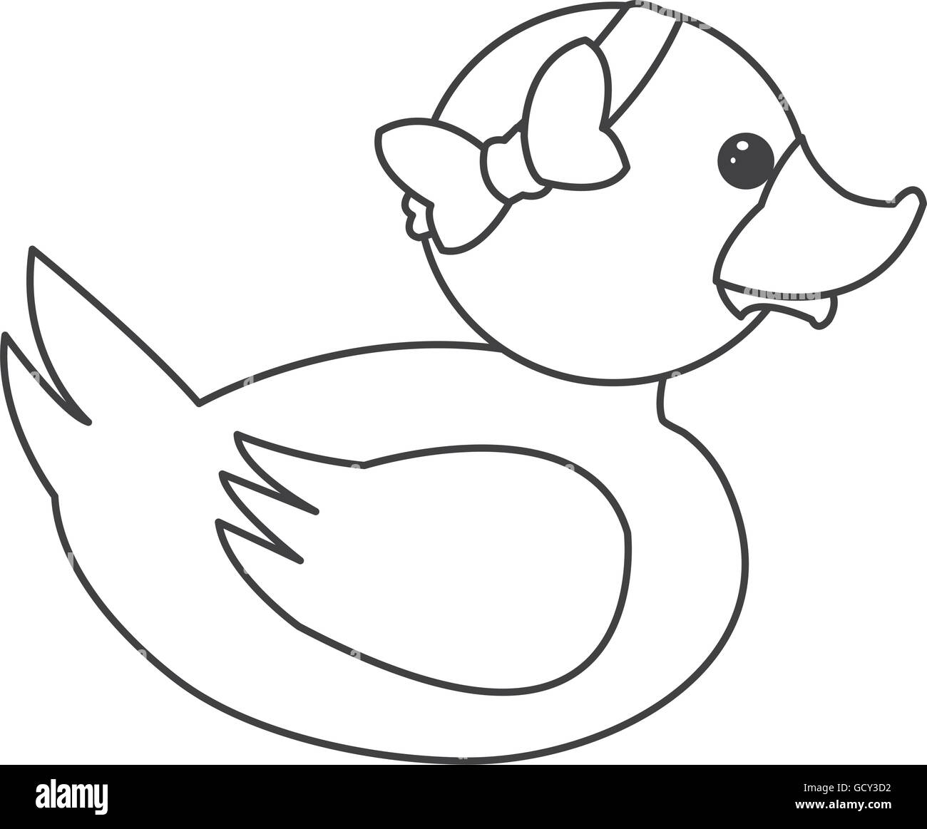 Rubber Duck Coloring Pages