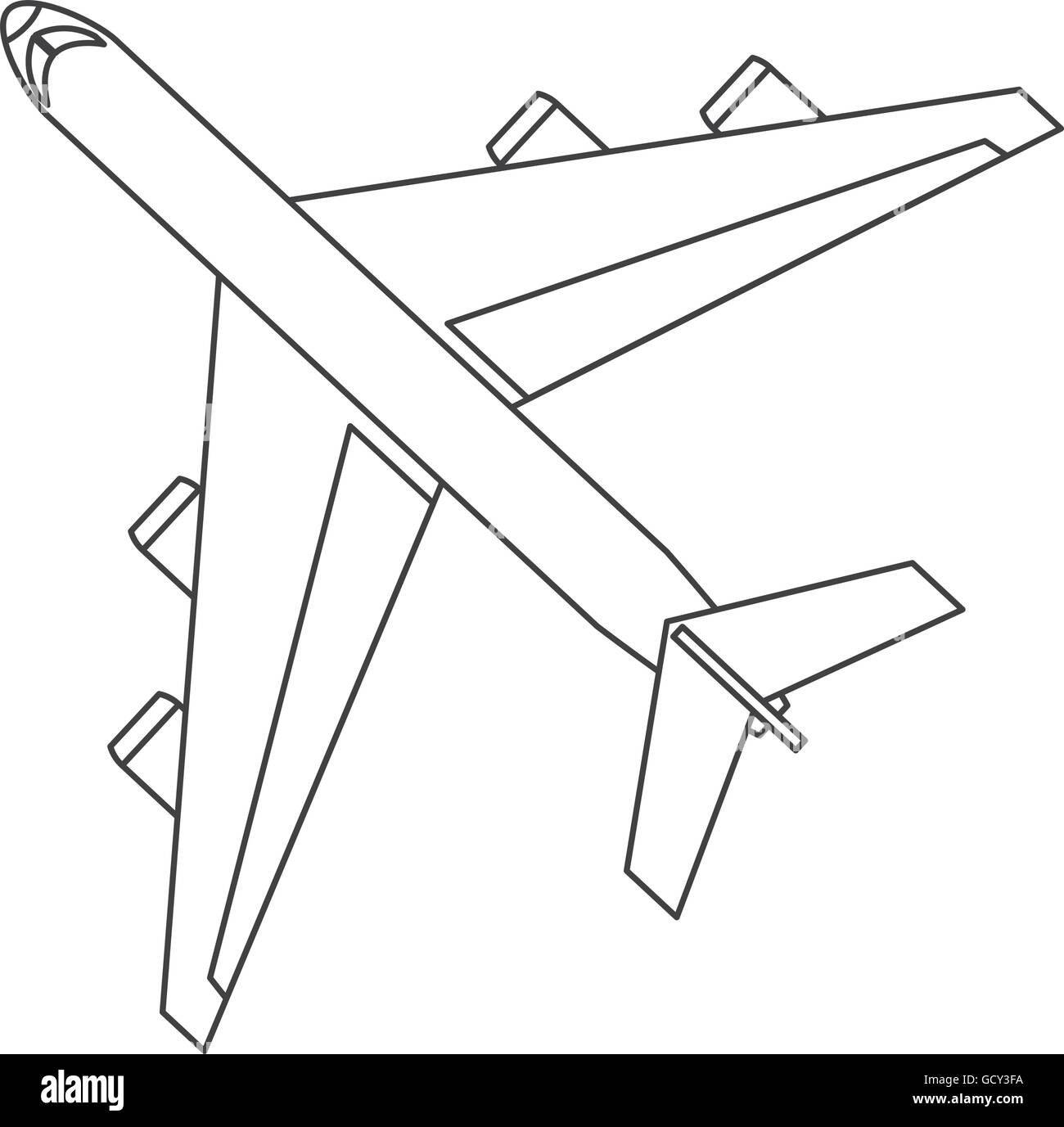 flying airplane icon Stock Vector Image & Art - Alamy
