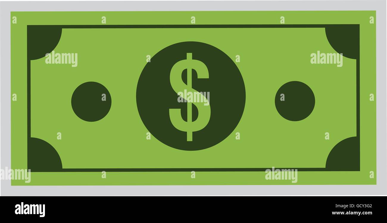 dollar bill icon Stock Vector Image & Art - Alamy