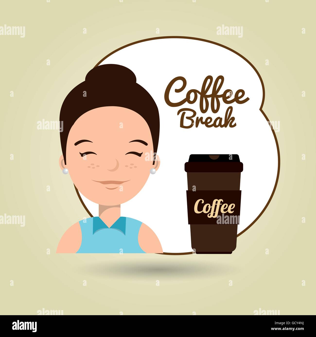 people and coffee icon design Stock Vector Image & Art - Alamy