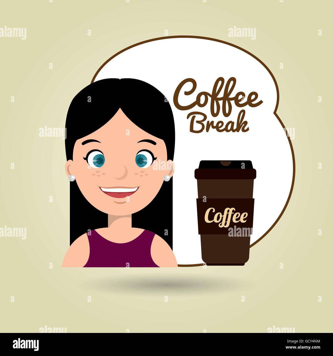 people and coffee icon design Stock Vector Image & Art - Alamy