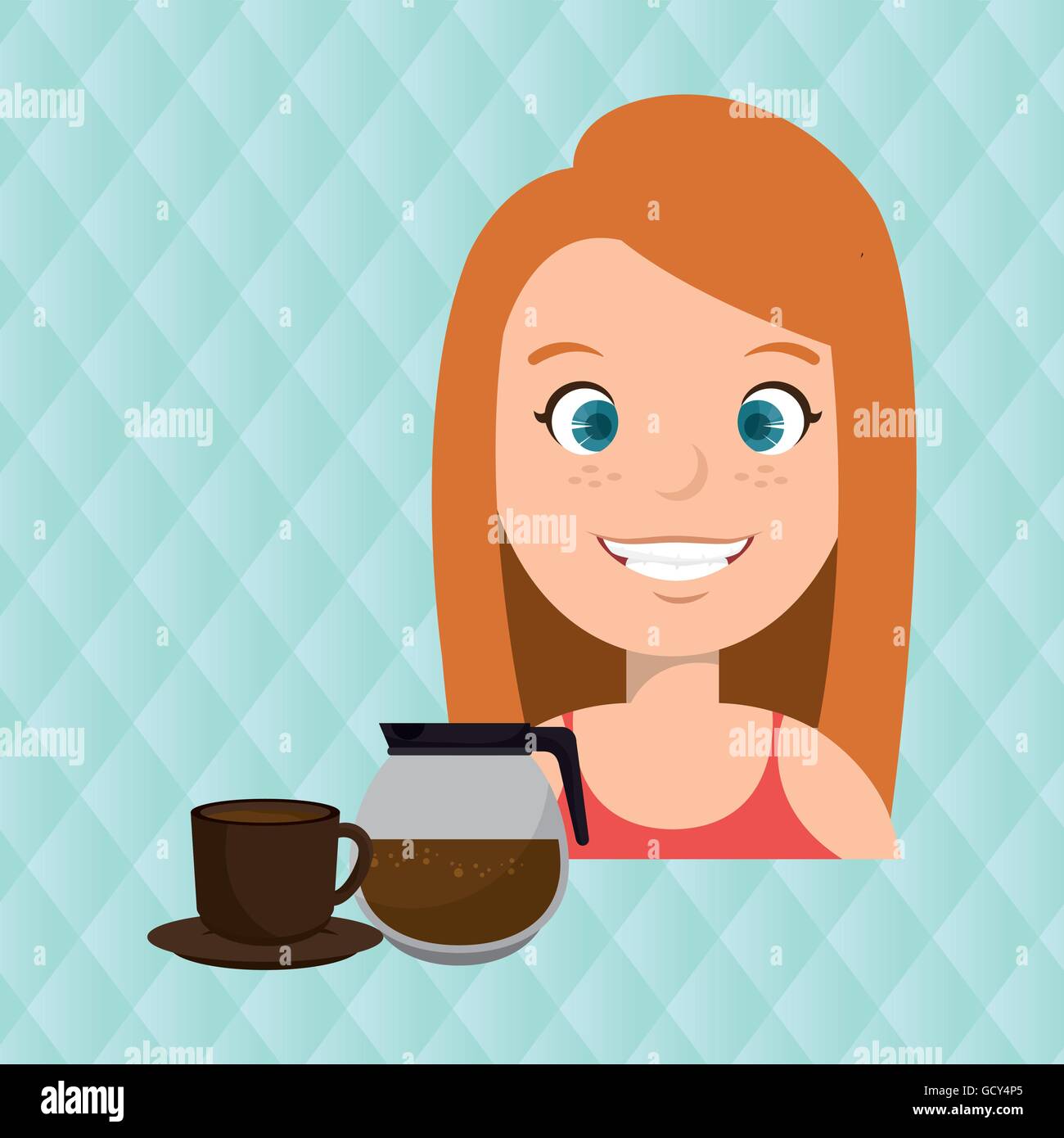 people and coffee icon design Stock Vector Image & Art - Alamy