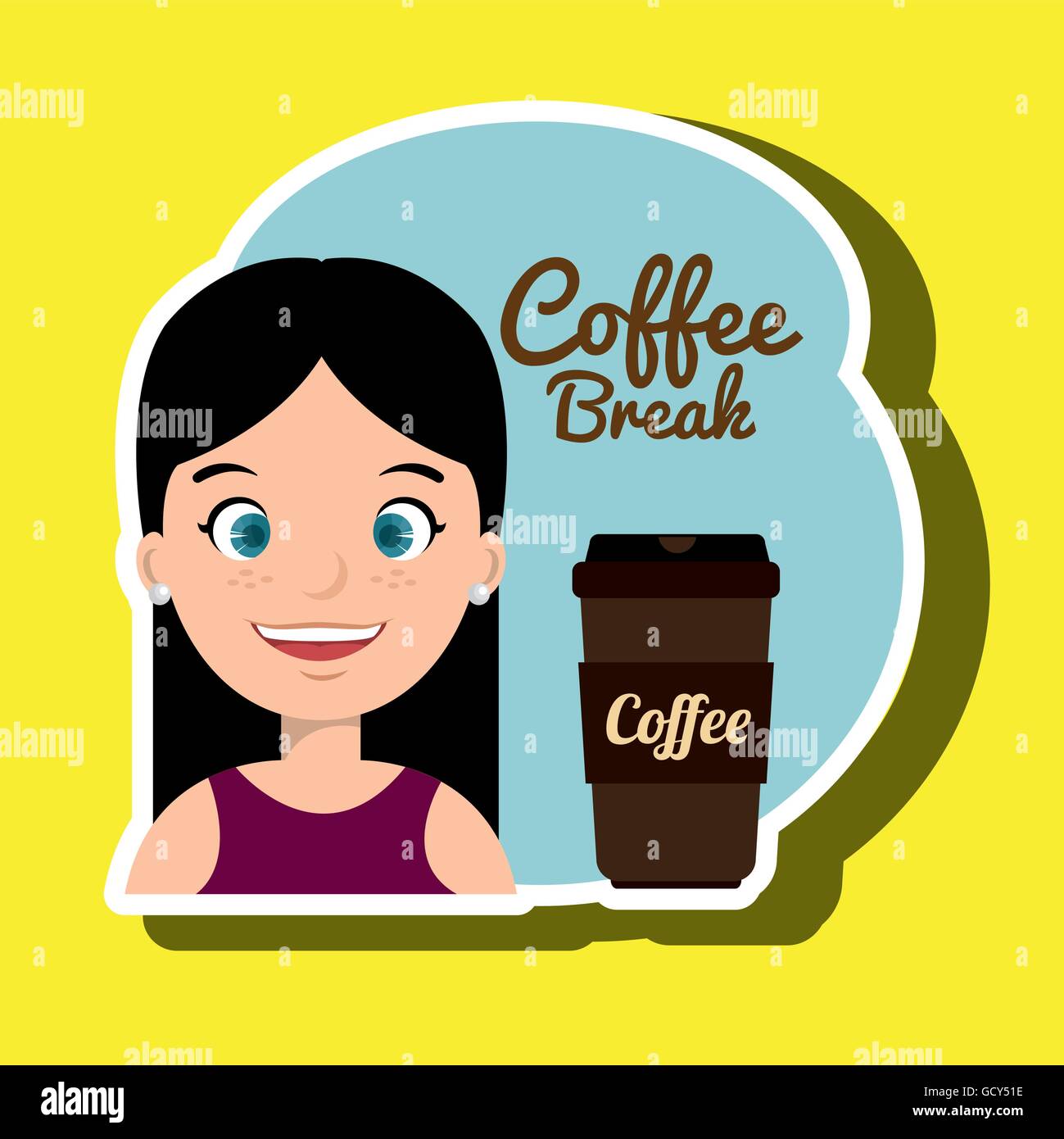 people and coffee icon design Stock Vector Image & Art - Alamy