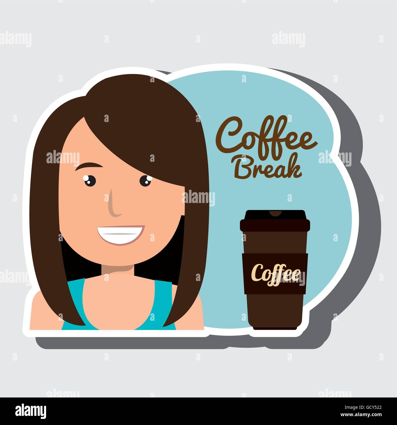people and coffee icon design Stock Vector Image & Art - Alamy