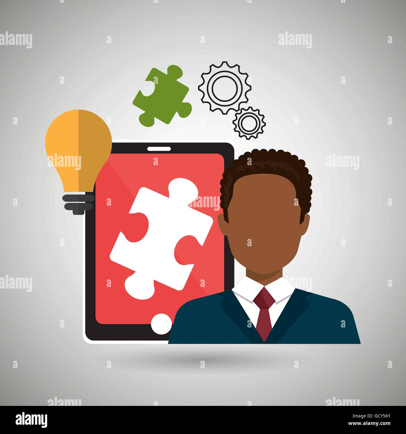 man teamwork isolated icon design Stock Vector Image & Art - Alamy