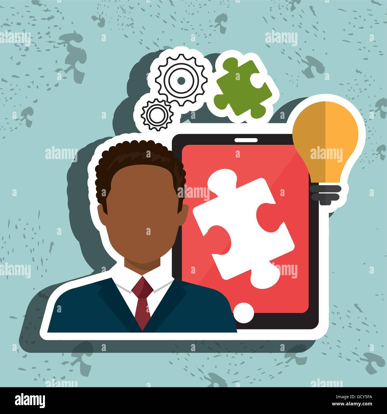 man teamwork isolated icon design Stock Vector Image & Art - Alamy