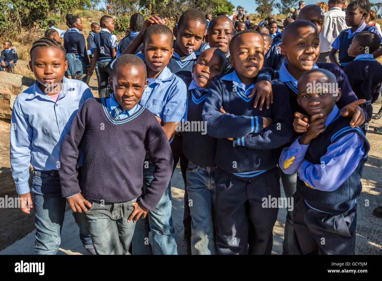 South african school boys hi-res stock photography and images - Alamy