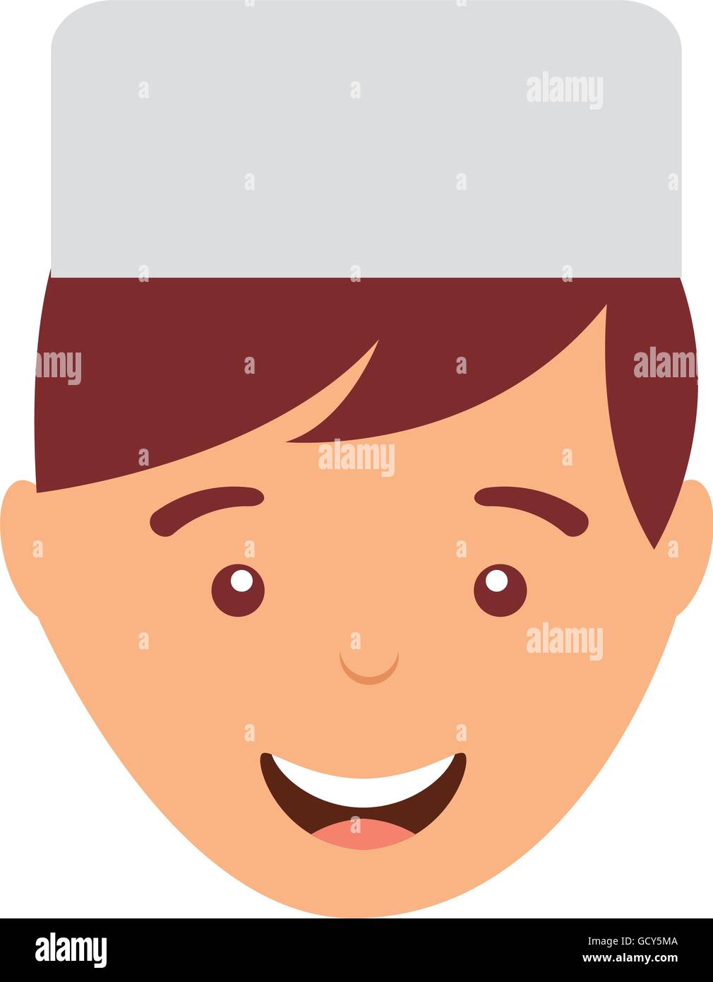 Happy butcher shop Stock Vector Images - Alamy