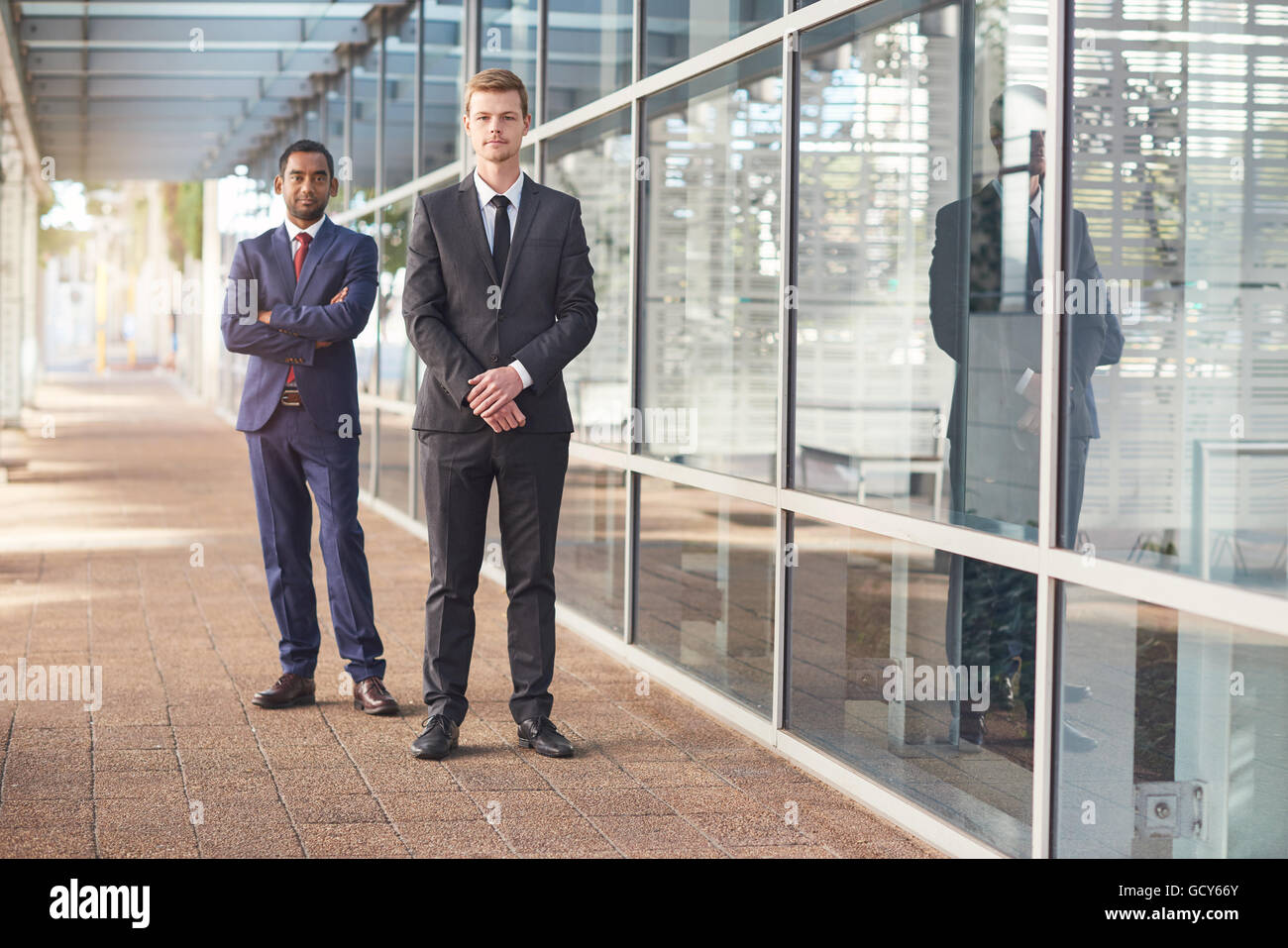 Two leaders standing in hi-res stock photography and images - Alamy