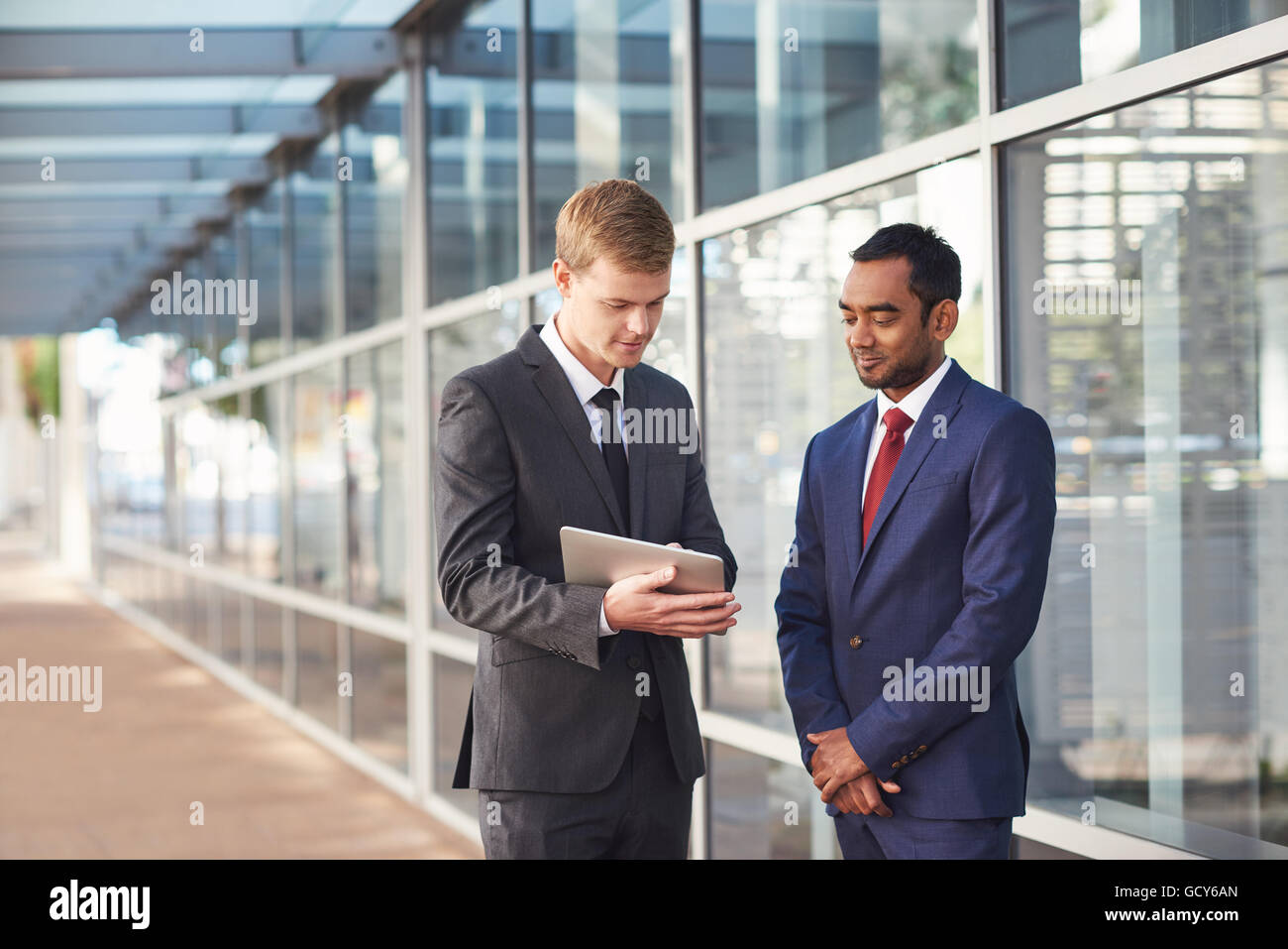 Two savvy business minds on the project Stock Photo - Alamy