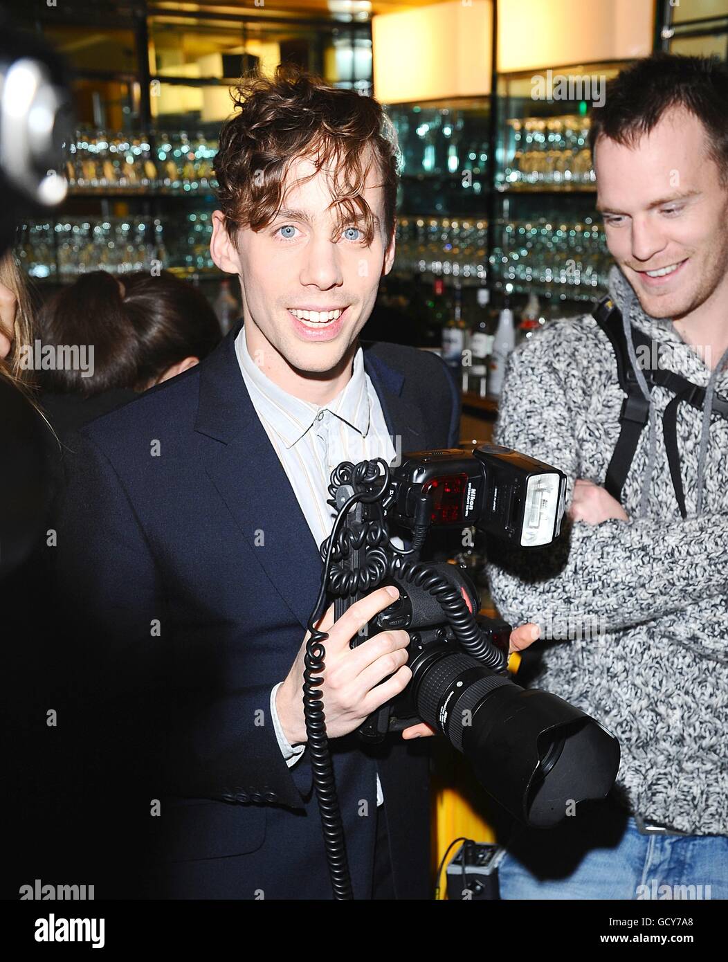 Johnny Borrell at the 2010 British Fashion Awards at the Savoy Theatre ...