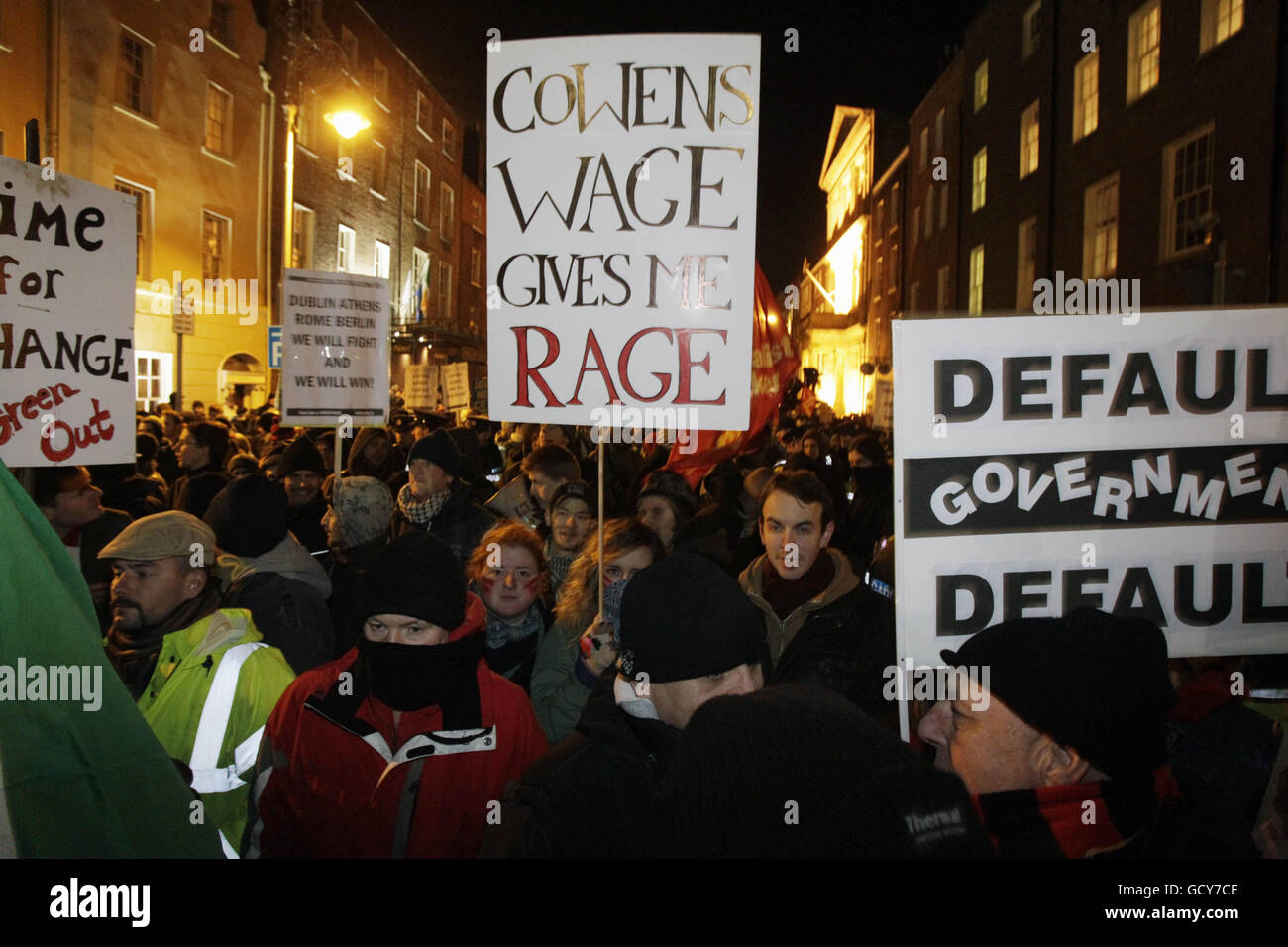 Irish Budget 2011 Stock Photo - Alamy
