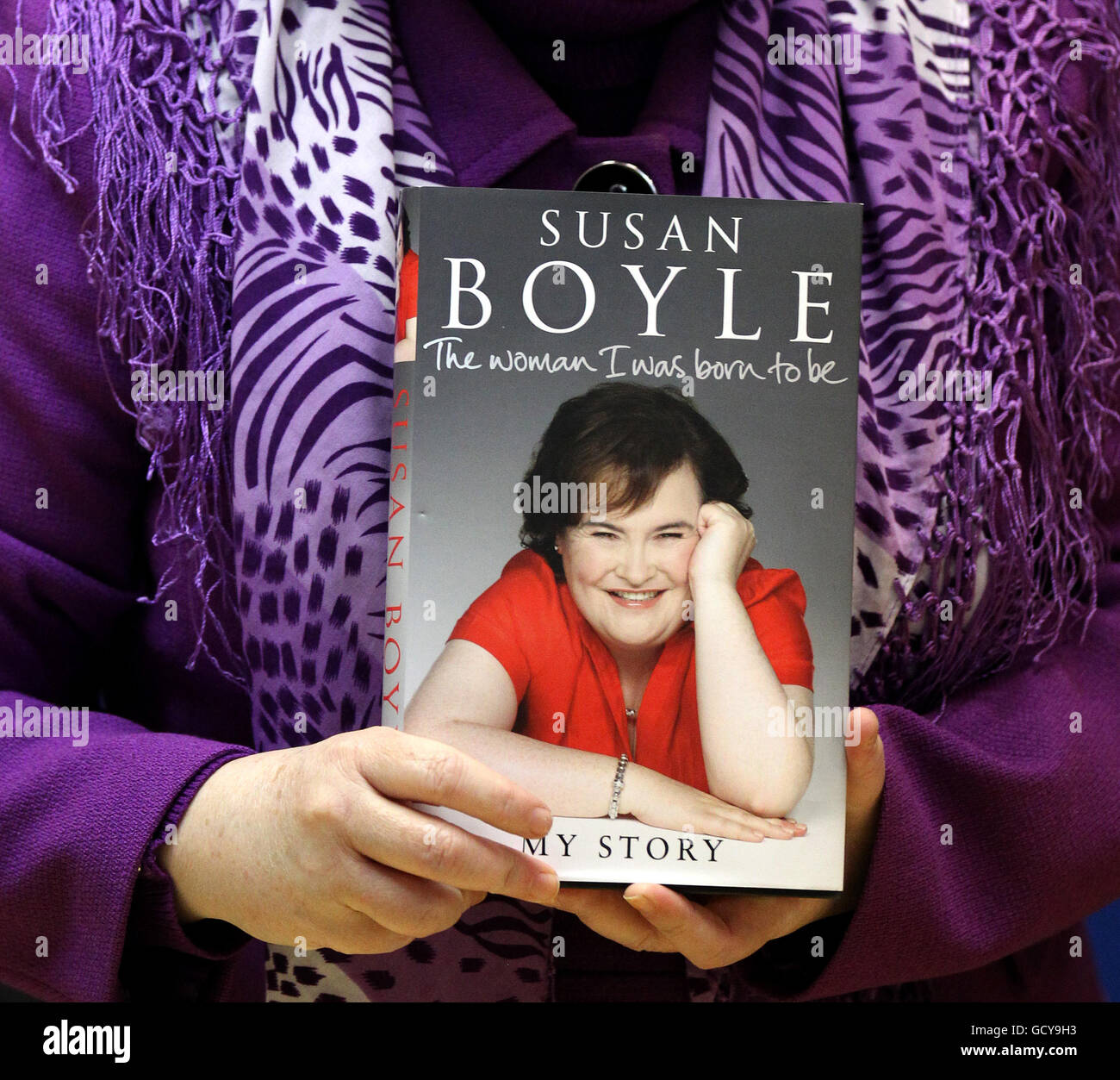 Susan Boyle at a book signing for her autobiography, 'The Woman I Was ...
