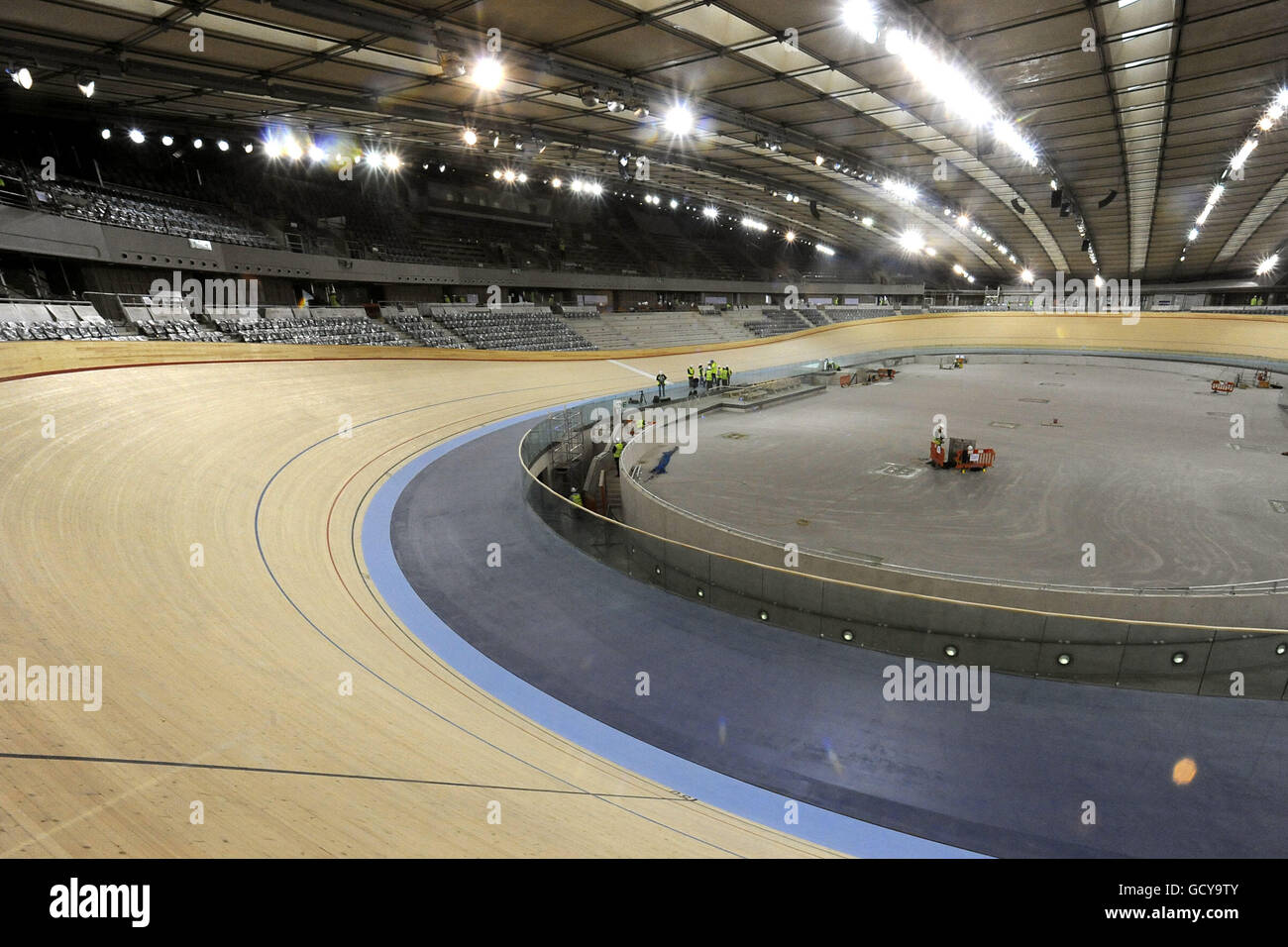 Olympics - IOC Committee Visit to the Velodrome - Olympic Park Stock ...