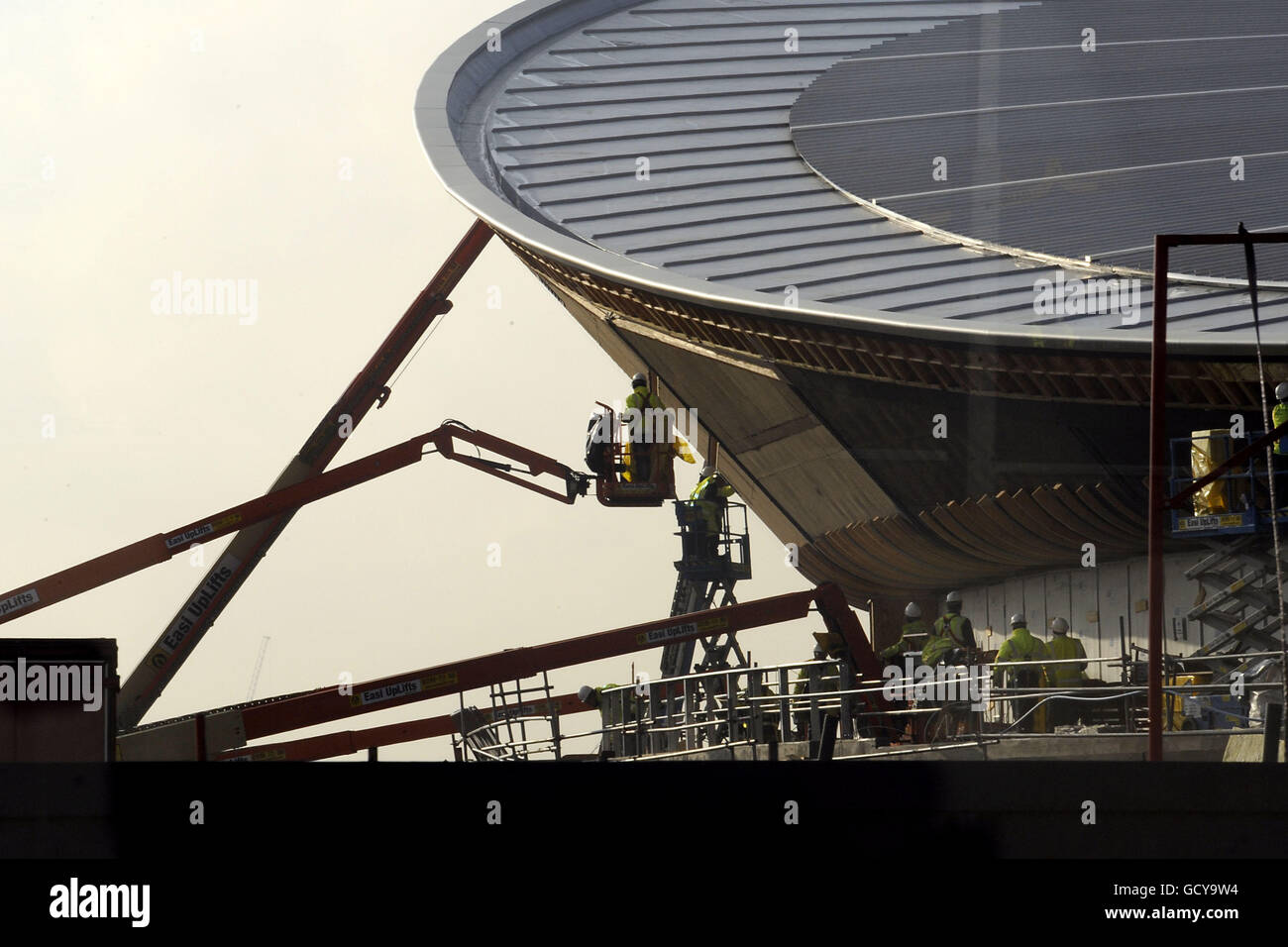 Olympics - IOC Committee Visit to the Velodrome - Olympic Park Stock ...