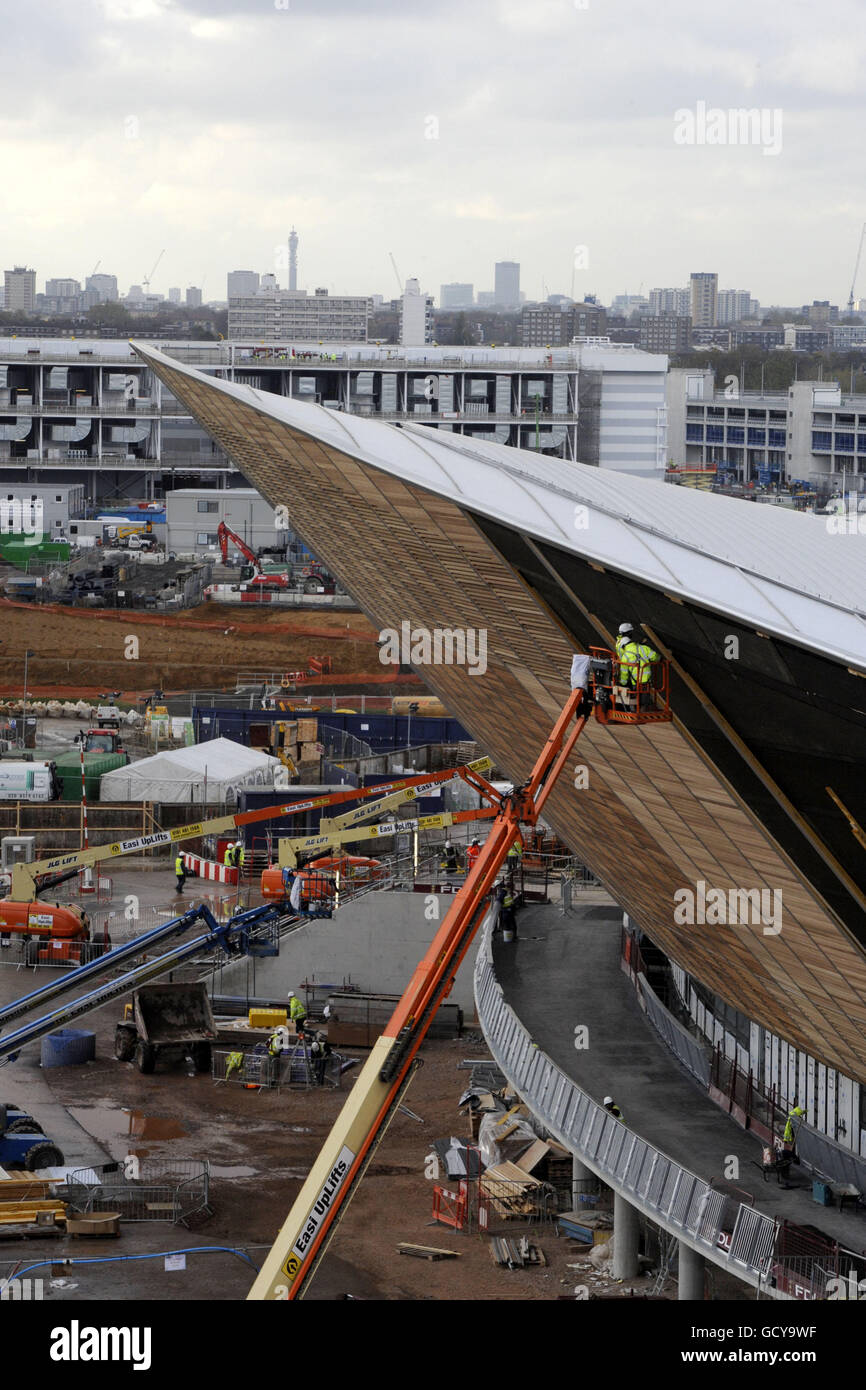 Olympics - IOC Committee Visit to the Velodrome - Olympic Park Stock ...