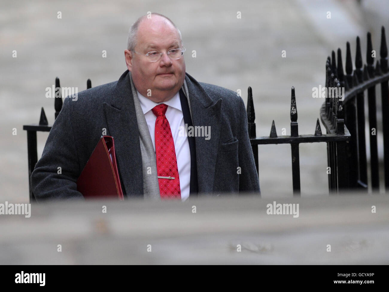 Eric pickles arrives for the cabinet meeting at downing street hi-res ...