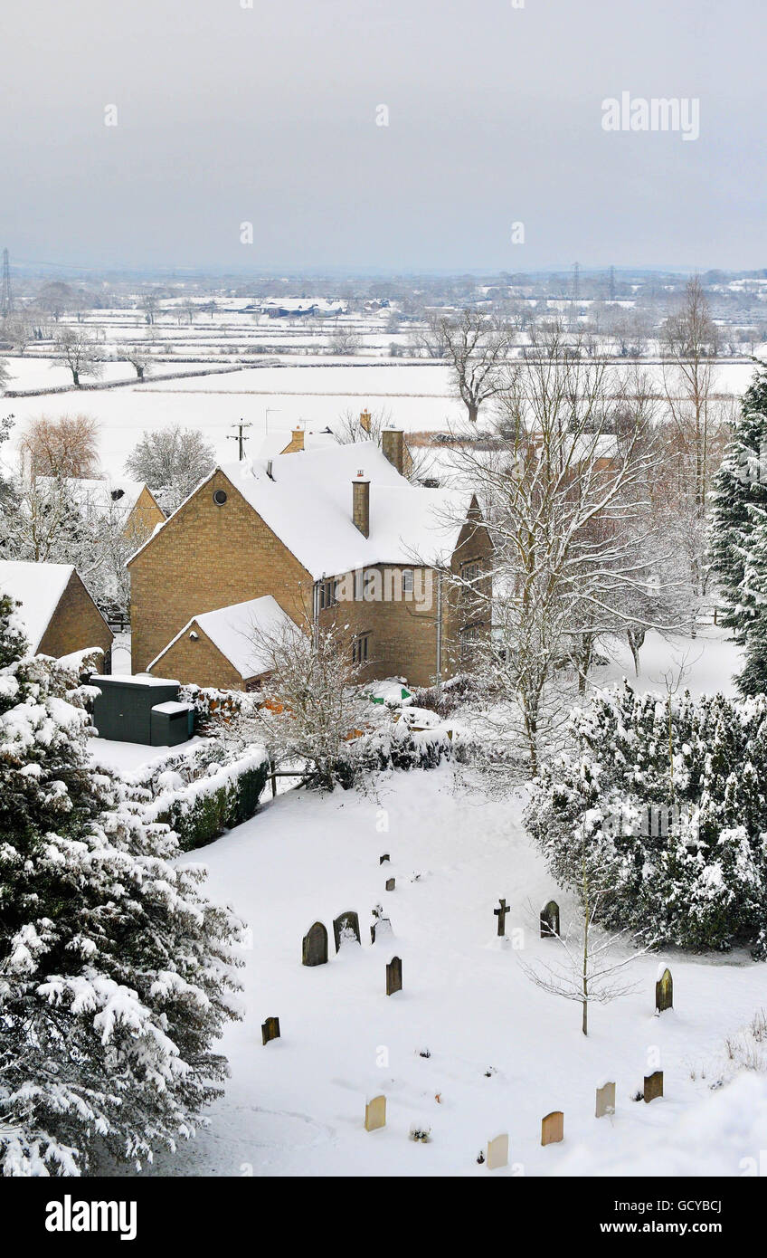 Winter weather December 18th Stock Photo - Alamy