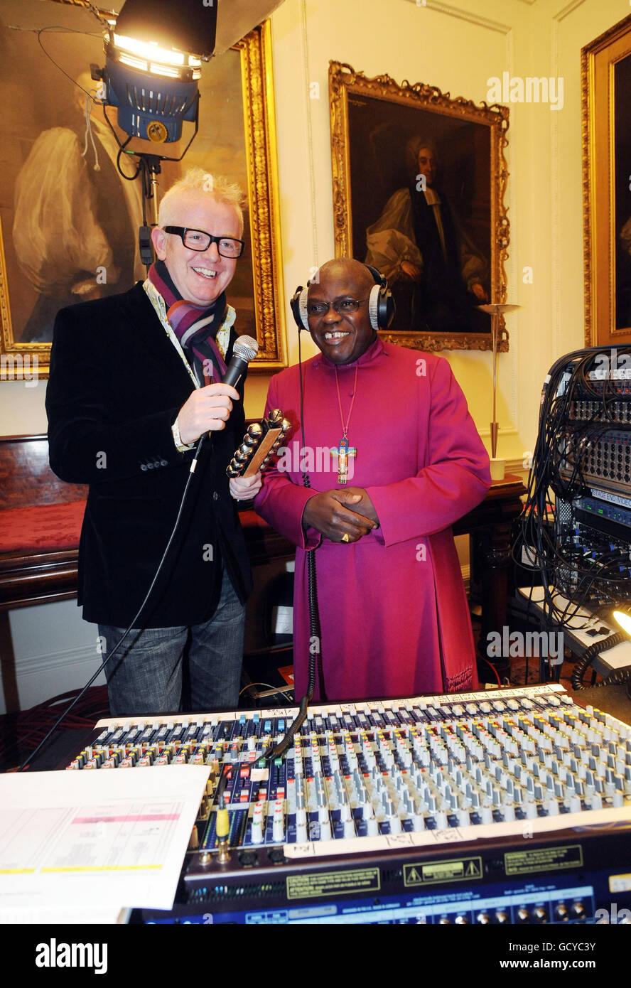 BBC Radio 2 Breakfast Show at the Archbishop of York's house Stock ...