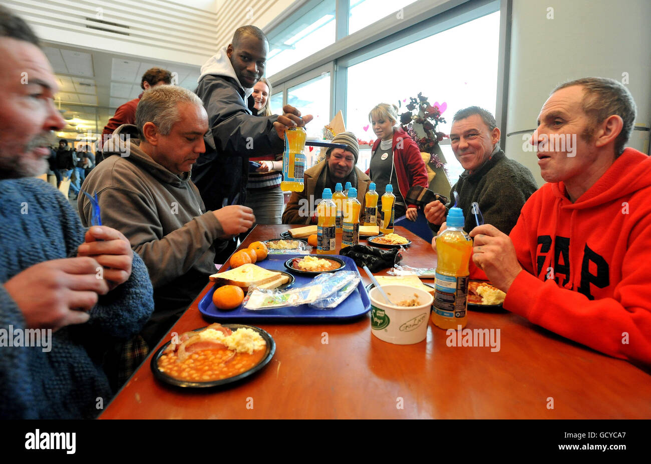 Homeless shelter opens for Christmas Stock Photo - Alamy