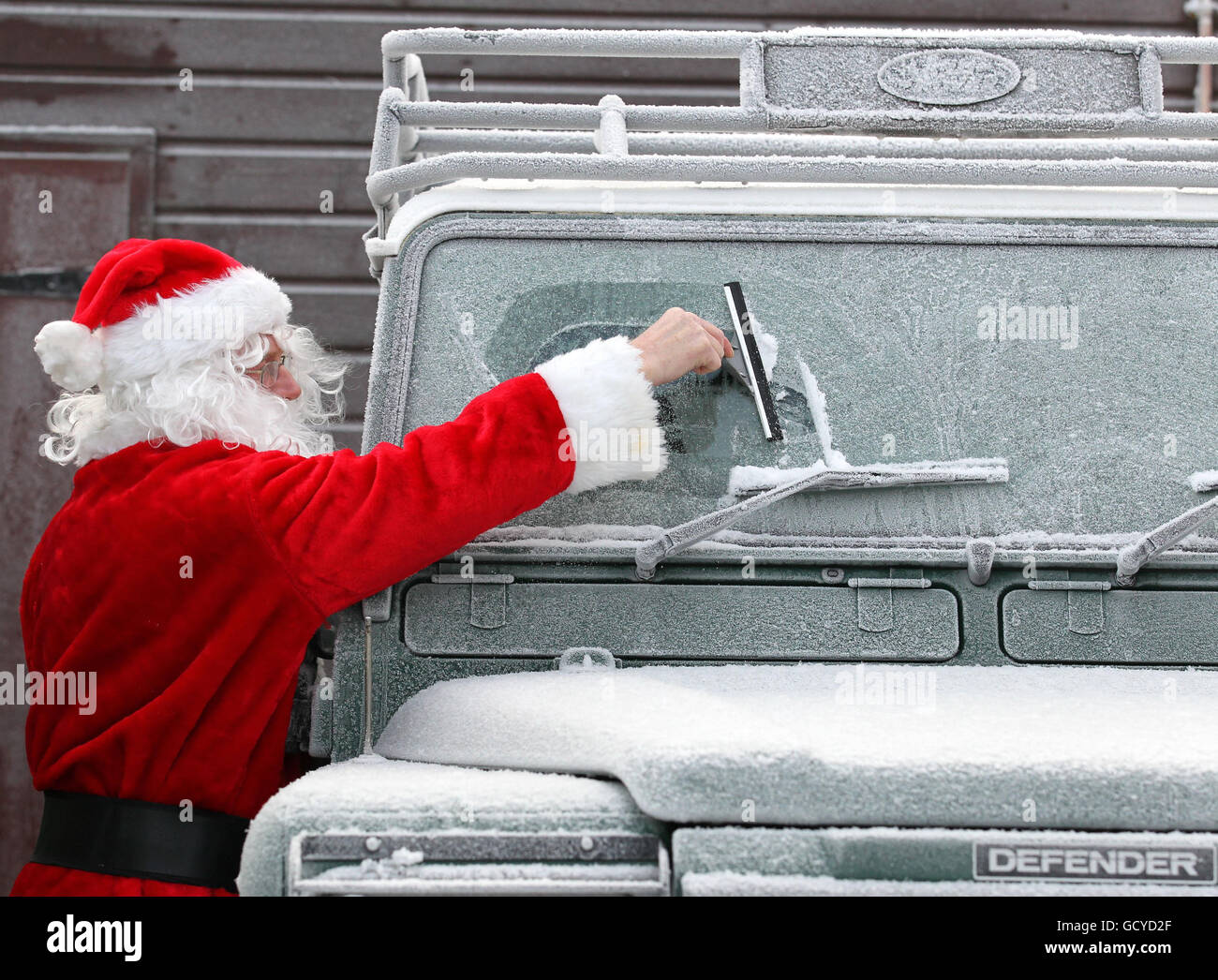 Animal Keeper Alan Leach gets into the Christmas spirit by dressing as ...