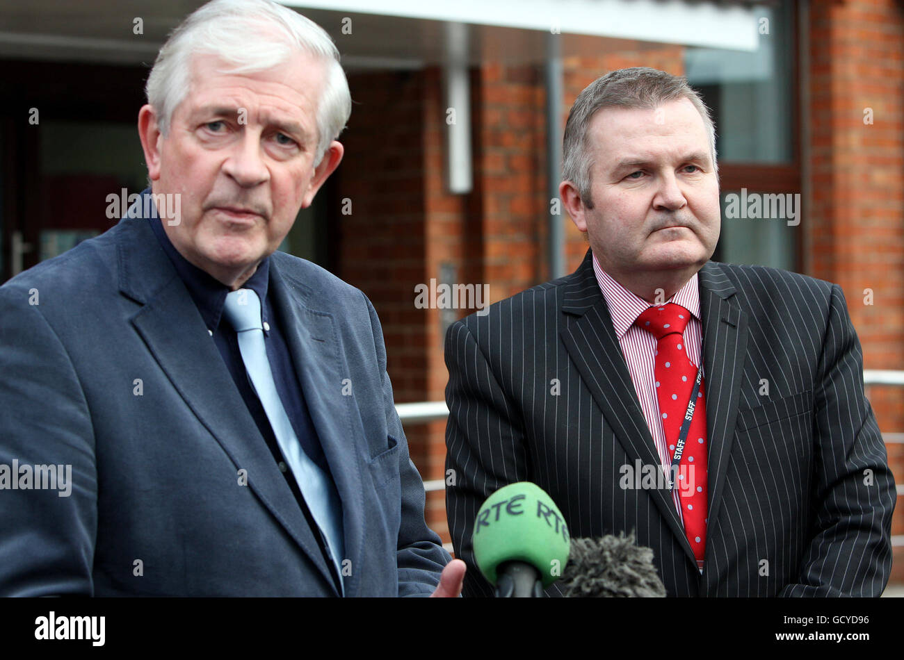 Padraic White (left) Interim Chairman and Laurence MacKenzie, Chief ...