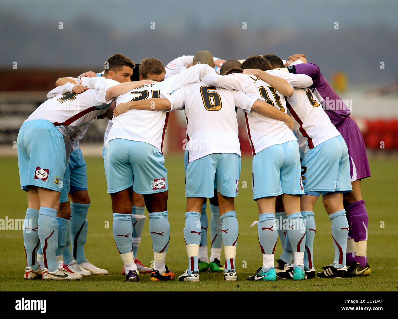 Football Team Huddle