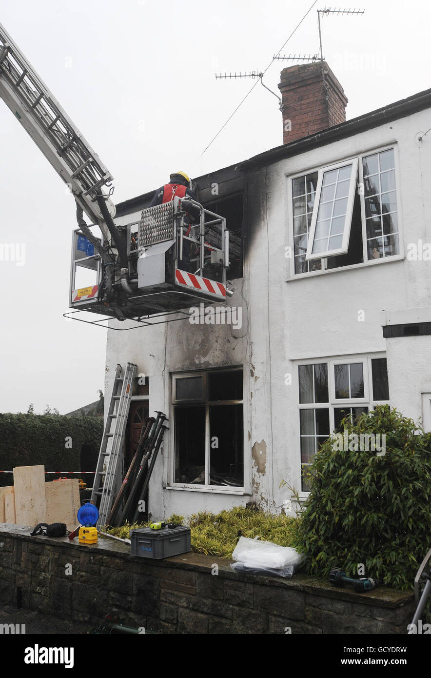 Harrogate fire death Stock Photo - Alamy