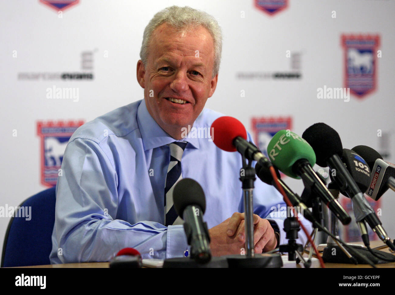 Ipswich Town Football Club Chief Executive Simon Clegg annouces the ...