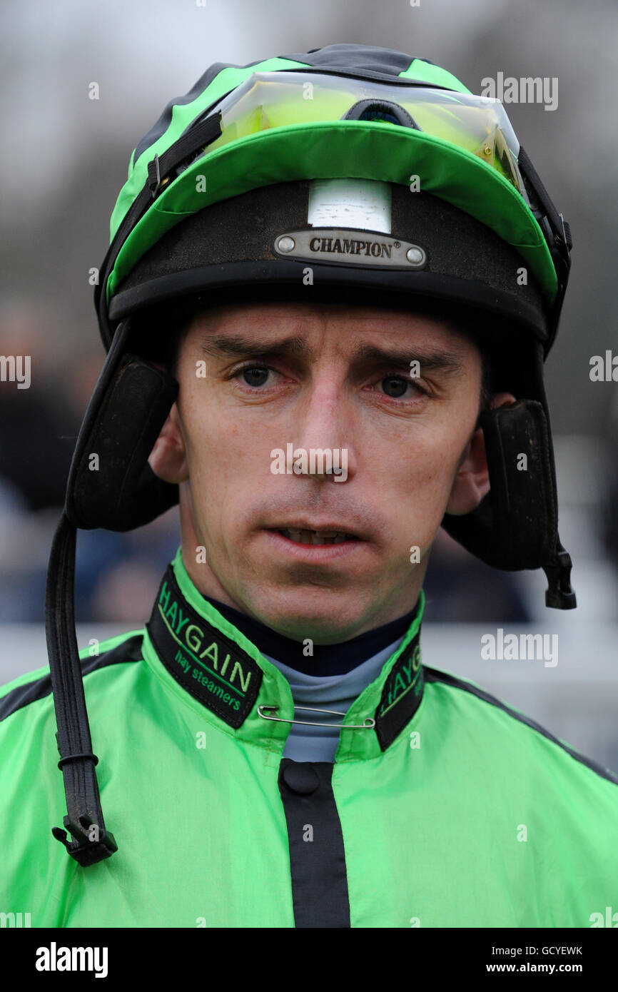 Horse Racing - National Hunt - Lingfield Park. Jockey Leighton Aspell ...
