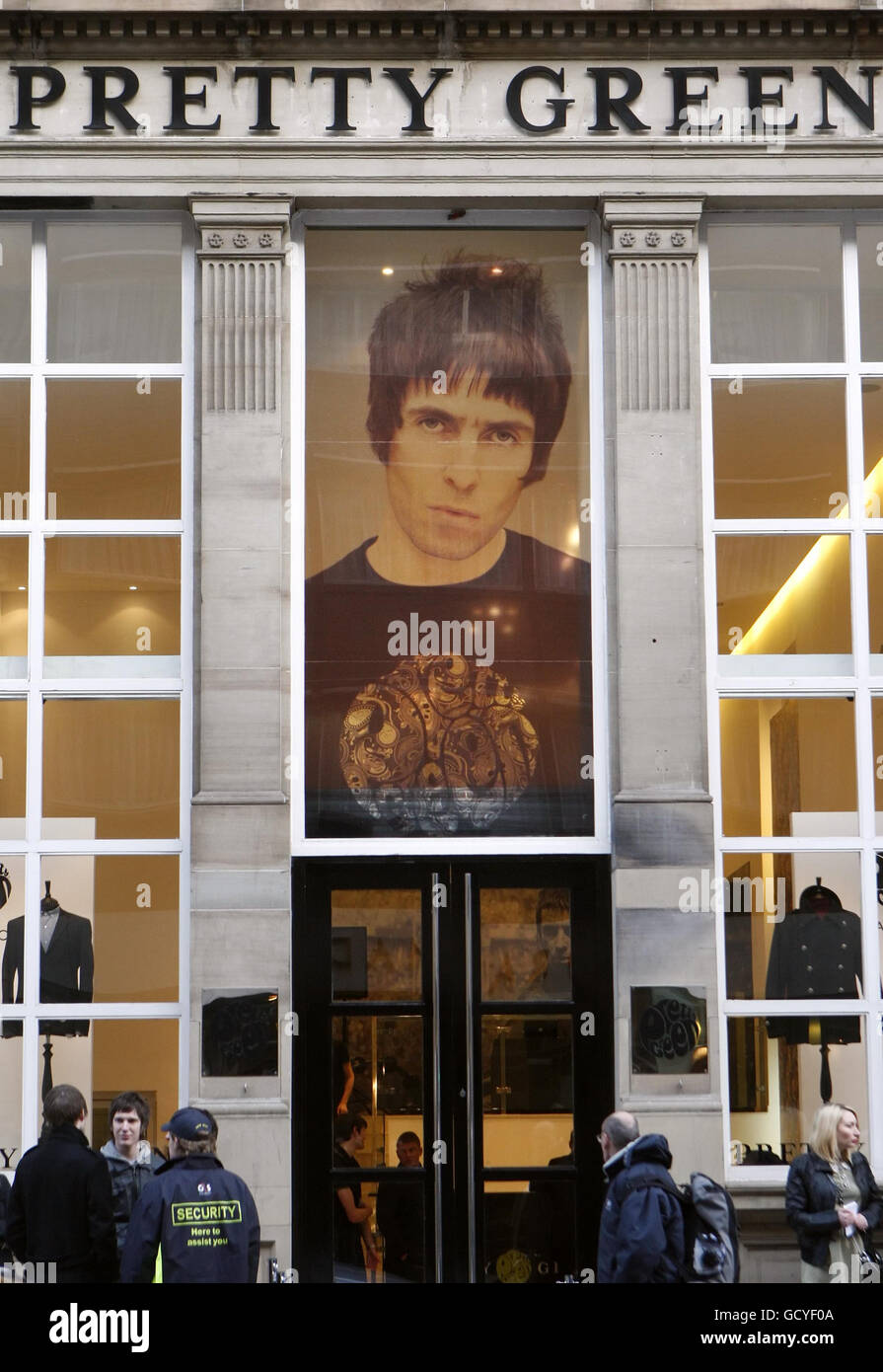 Pretty Green store opening - Glasgow Stock Photo - Alamy