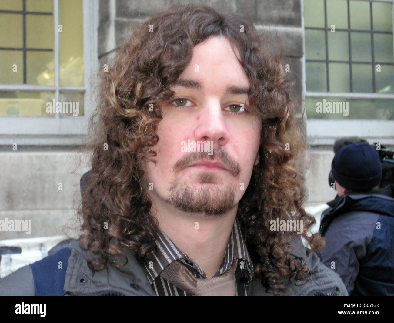 Political activist Mark Pearson outside Newcastle Magistrates Court ...